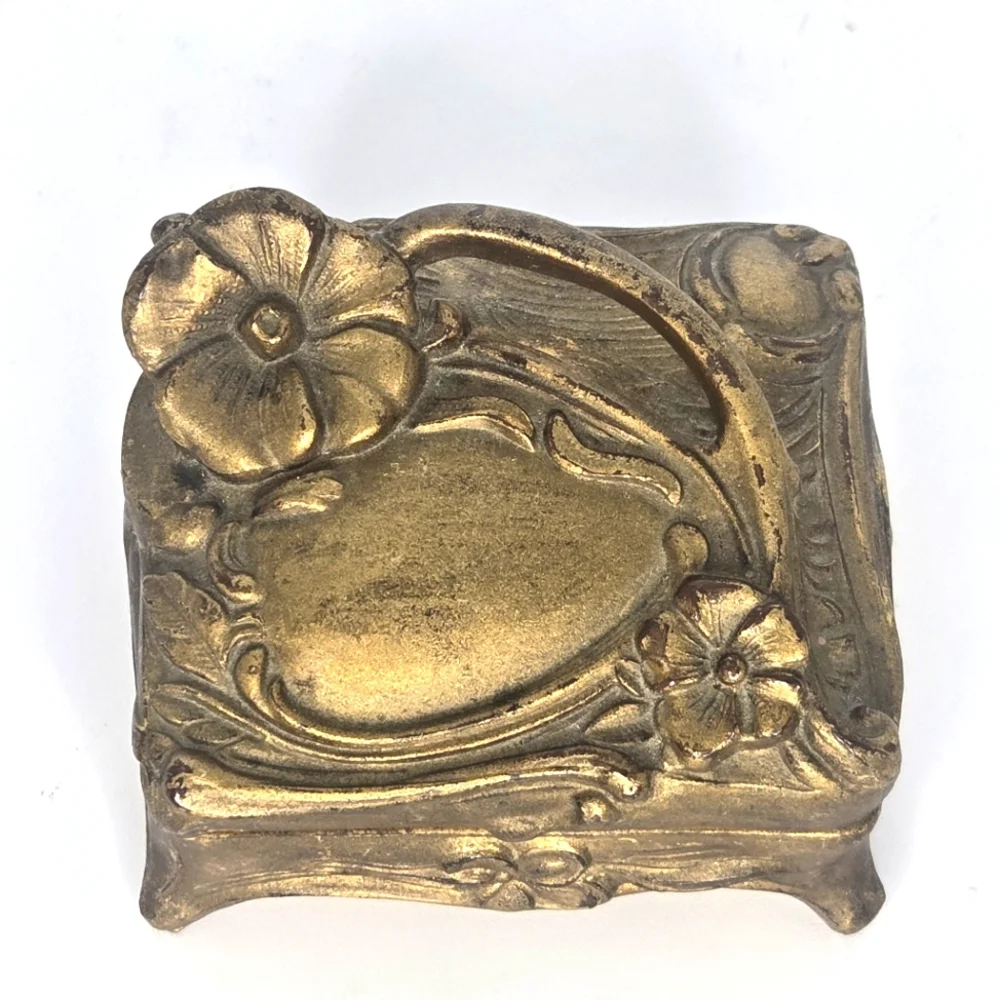 Antique | Storage & Organization | Antique Art Nouveau Jewelry Casket ...
